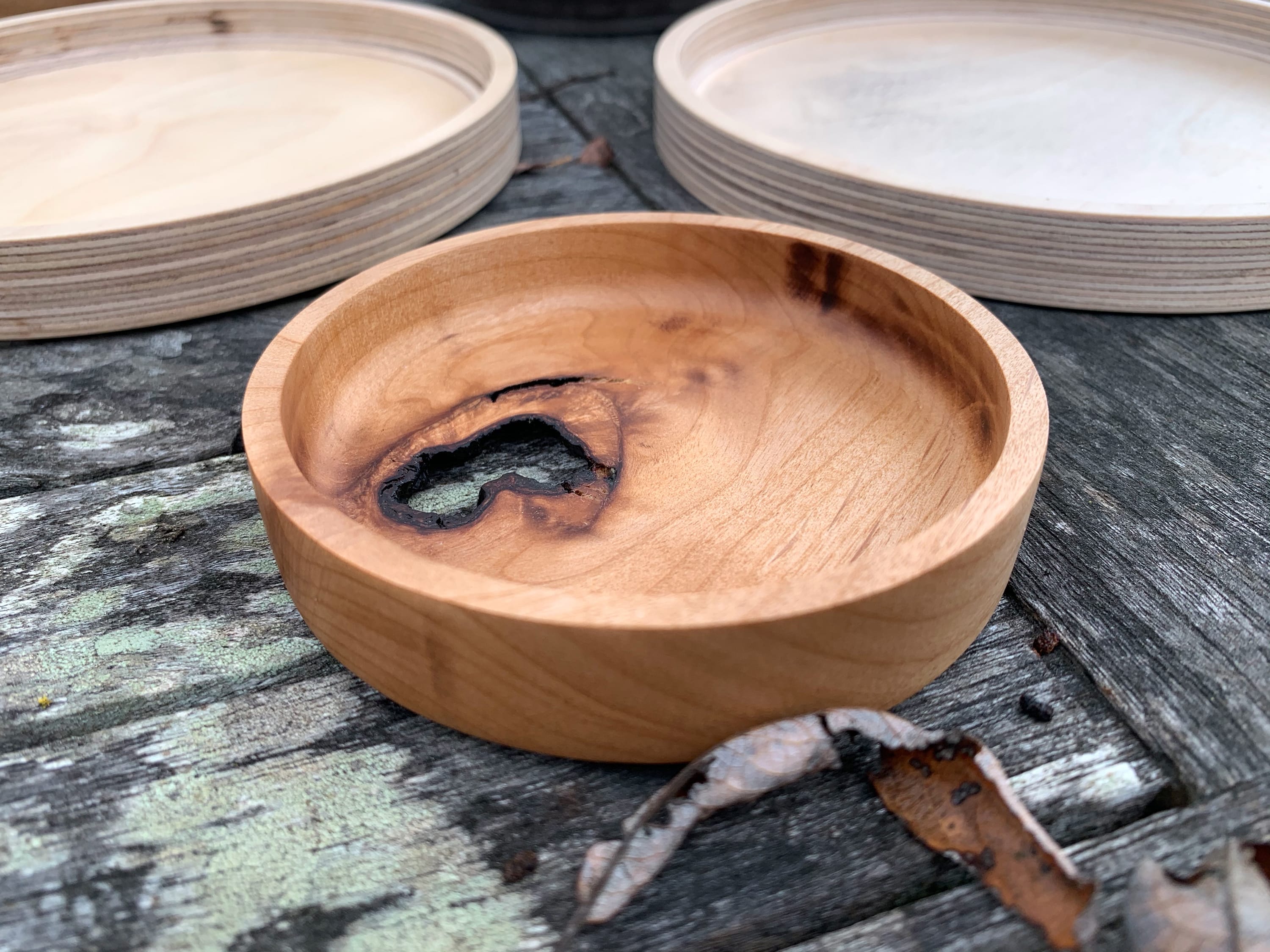 Wooden dishes