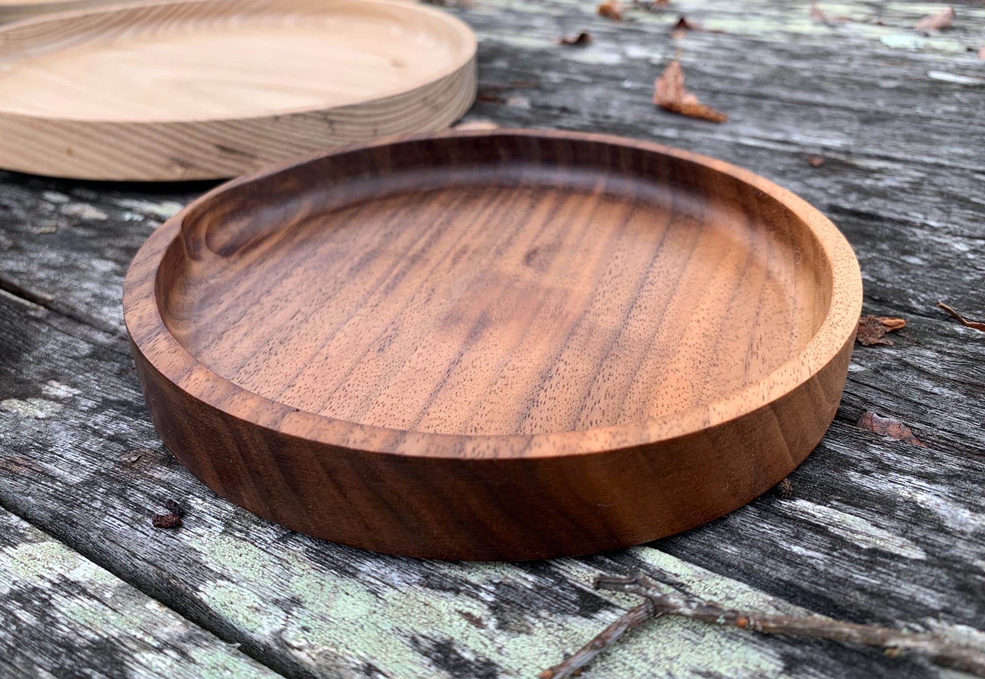 Wooden dishes